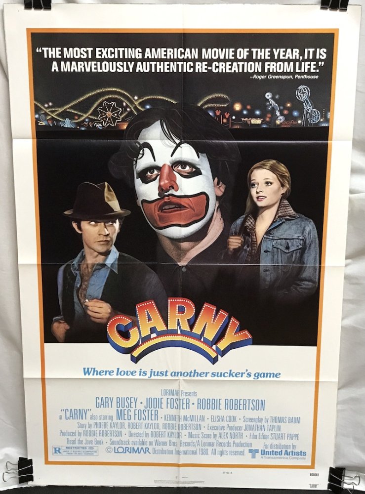 Carny (1980) One-sheet Poster
